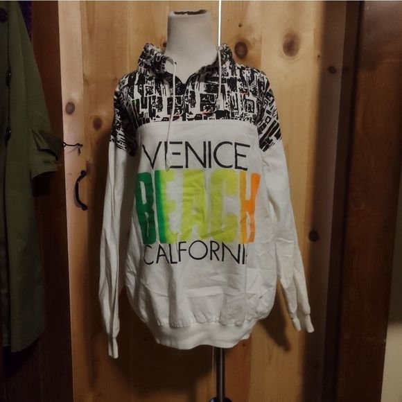 n/a | Tops | Vintage 9s Venice Beach Cali Pullover Jacket | Poshmark